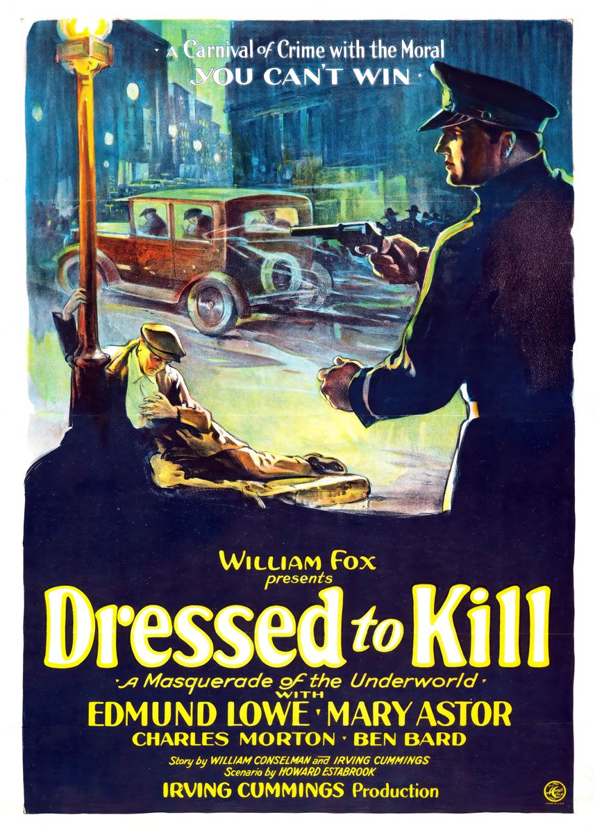 'Dressed to Kill Movie Poster' Poster, picture, metal print, paint by ...