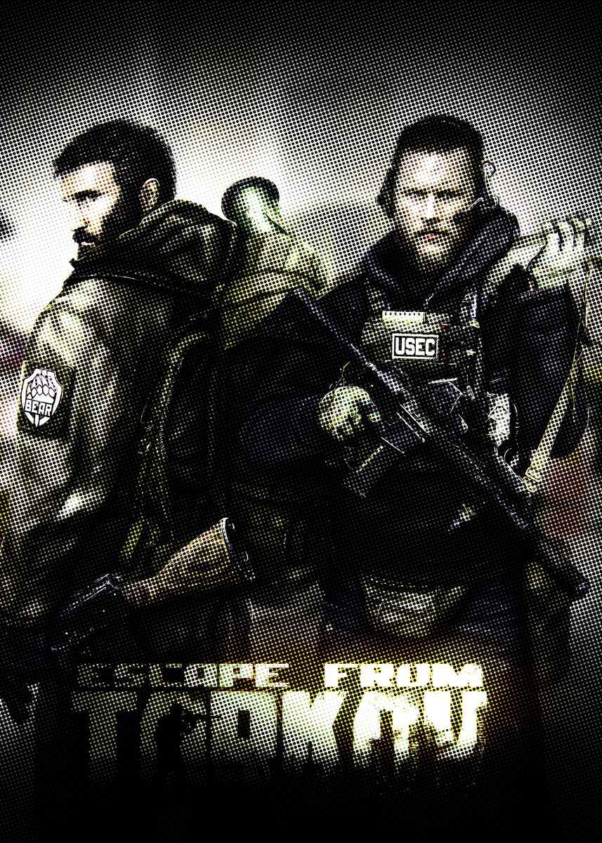'Escape from Tarkov Poster' Poster, picture, metal print, paint by ...