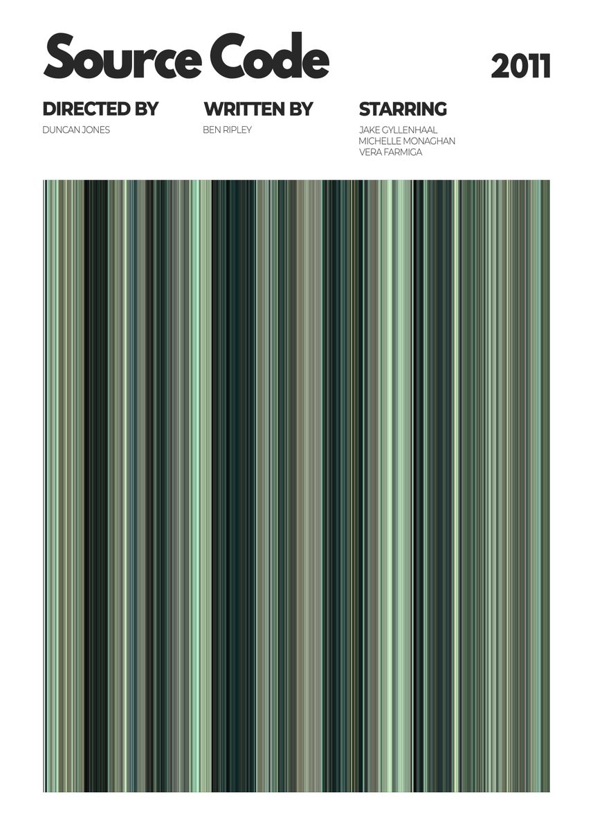'Source Code Movie Poster' Poster, picture, metal print, paint by ...