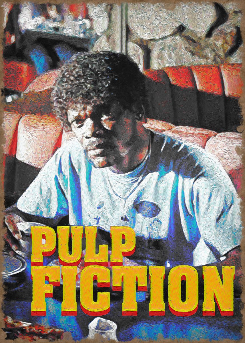 'Jules Winnfield Pulp Fiction' Poster, picture, metal print, paint by ...
