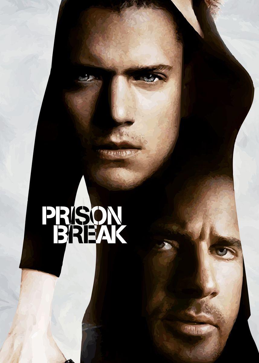 'Prison Break Poster' Poster, picture, metal print, paint by Fath 1st ...