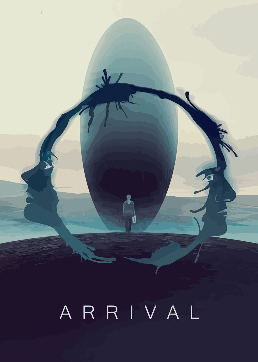 'Arrival Movie Poster' Poster, picture, metal print, paint by Keps ...