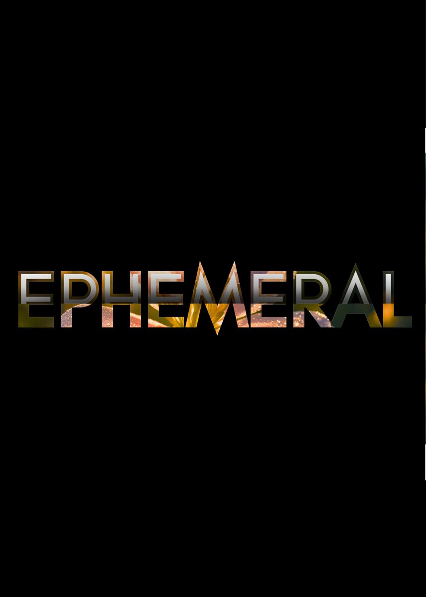 'Ephemeral Text Art' Poster, picture, metal print, paint by AL Zion ...