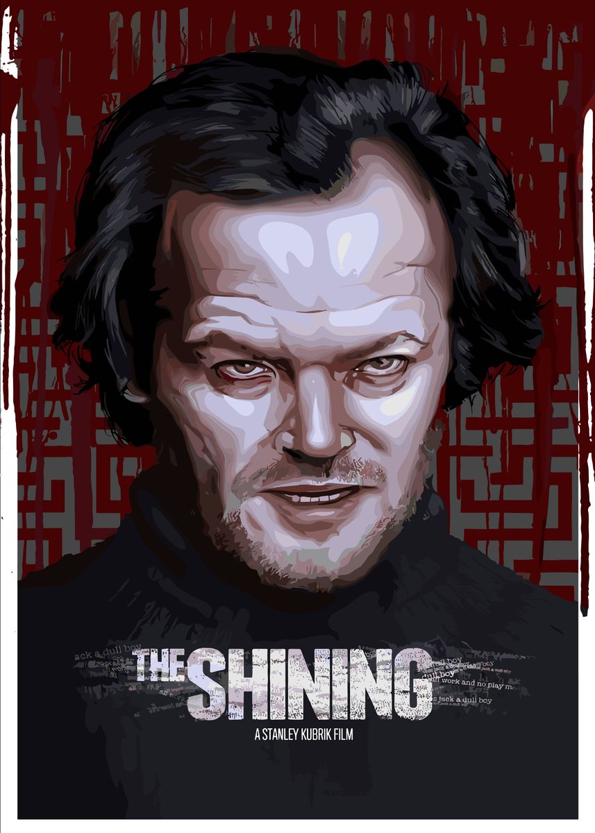 'Jack Torrance The Shining' Poster, picture, metal print, paint by Love ...