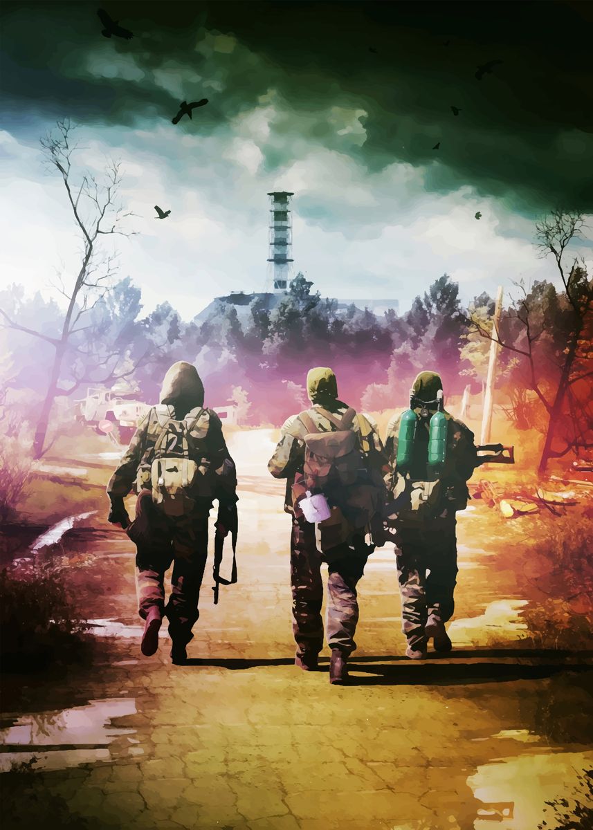 'STALKER game' Poster, picture, metal print, paint by aca nehi | Displate