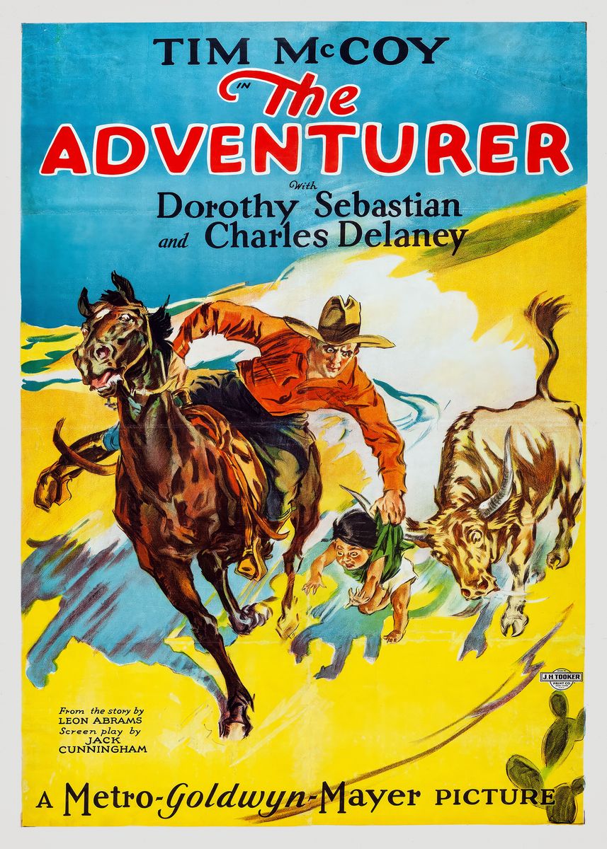 'The Adventurer Movie Poster' Poster, picture, metal print, paint by ...