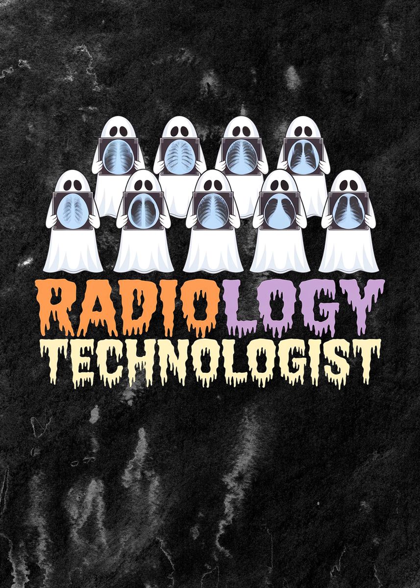 'Radiology Technologist Ghost' Poster, picture, metal print, paint by ...