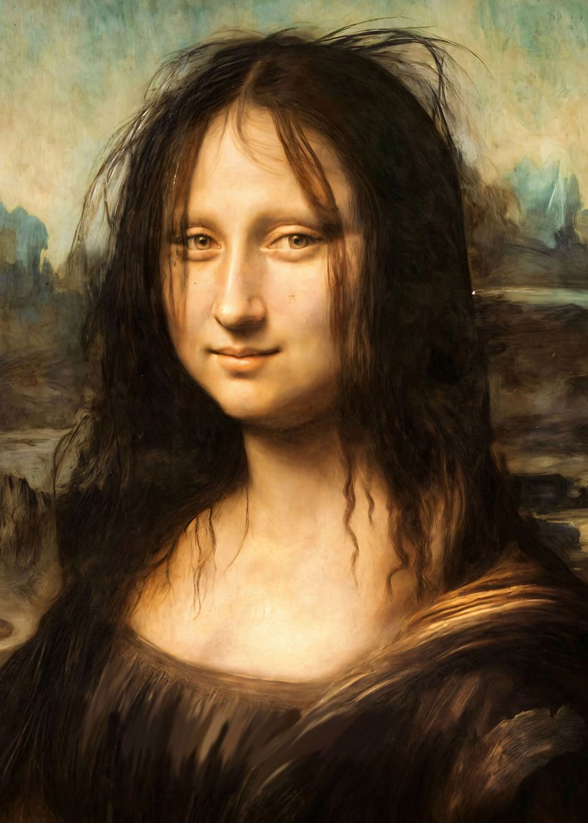 'Monday Mona Lisa' Poster, picture, metal print, paint by Alexandre ...