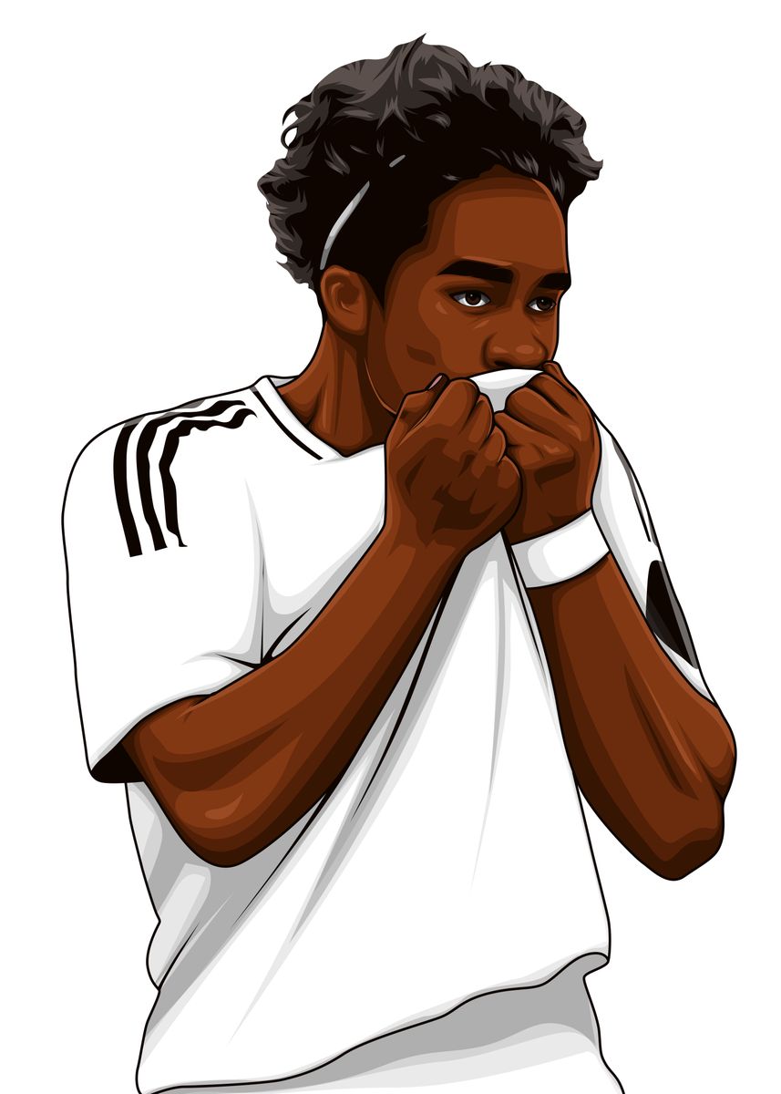 'Endrick ' Poster, picture, metal print, paint by Aldduardo Arts | Displate