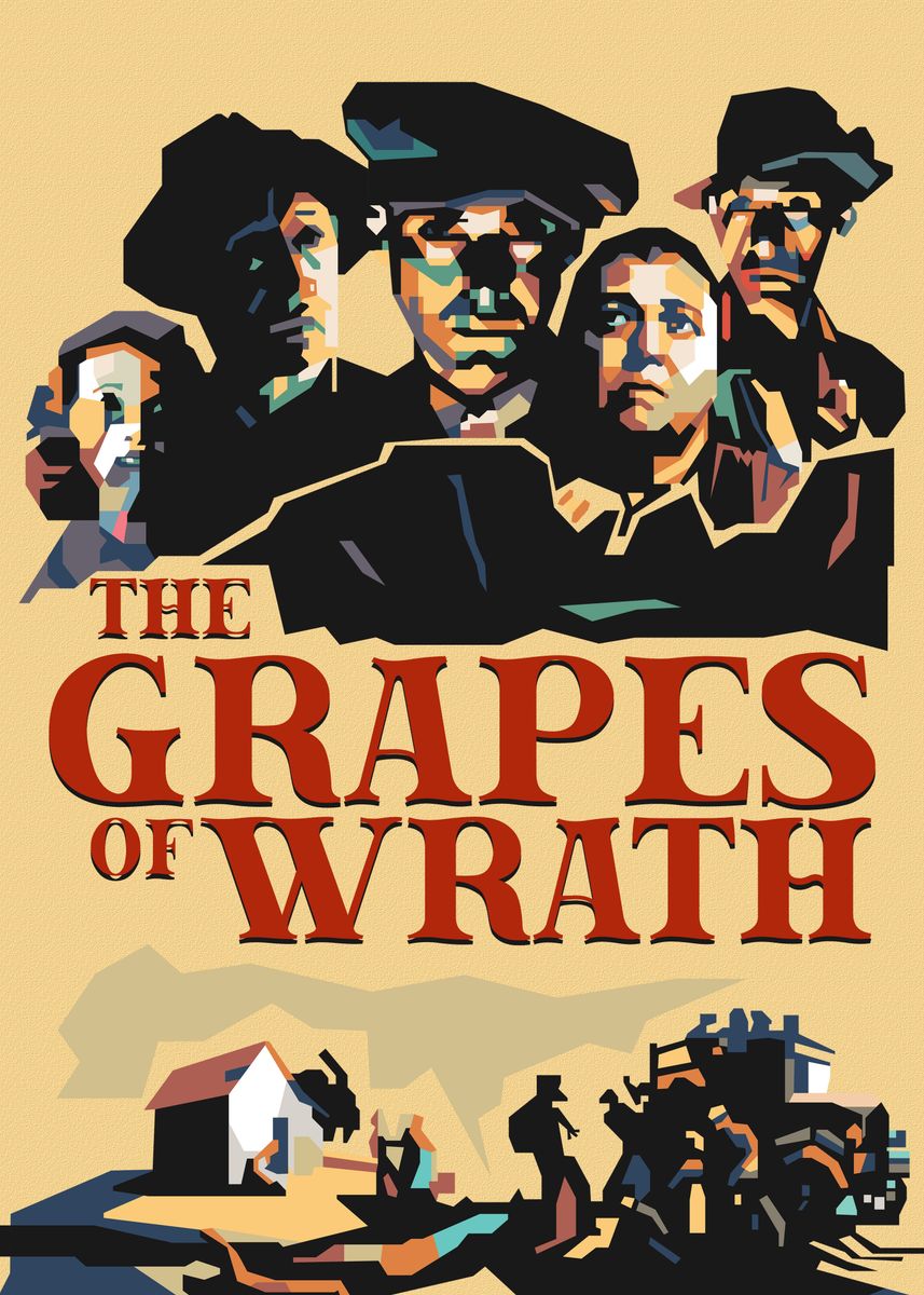 'The Grapes of Wrath' Poster, picture, metal print, paint by nofa aji ...
