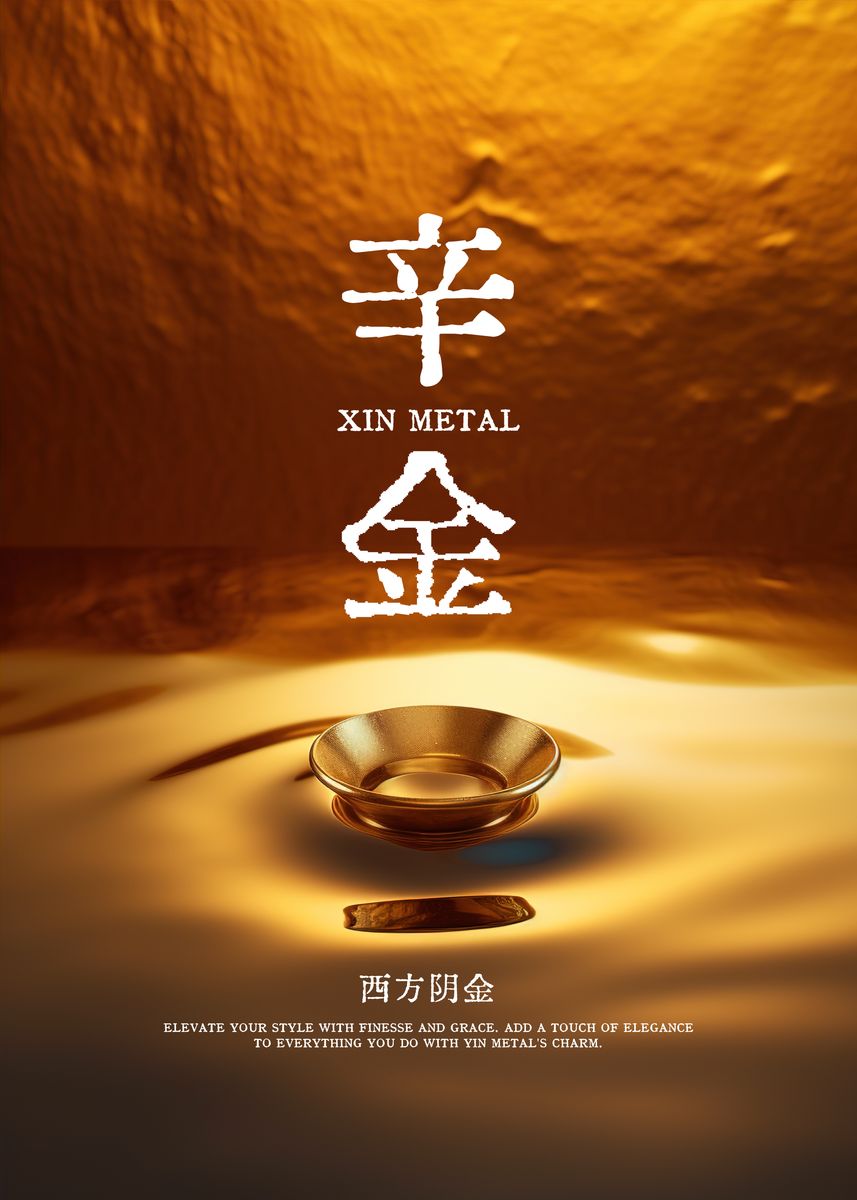 'Yin Metal Charm' Poster, picture, metal print, paint by 2Dou Design ...