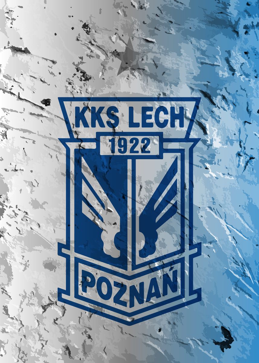 'KKS Lech Poznan Logo' Poster, picture, metal print, paint by Adi Bayu ...