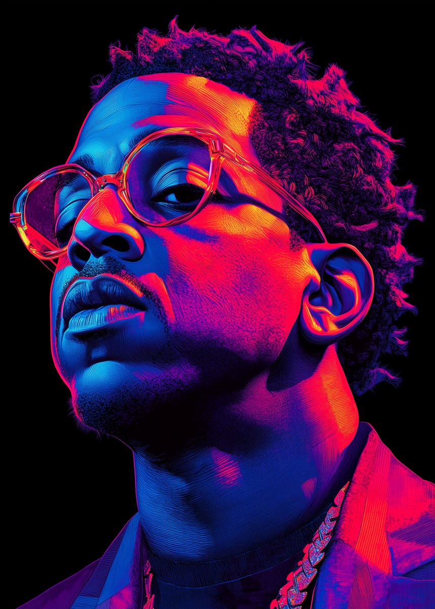 'Rappers Jay-z' Poster, picture, metal print, paint by CANDD ART | Displate