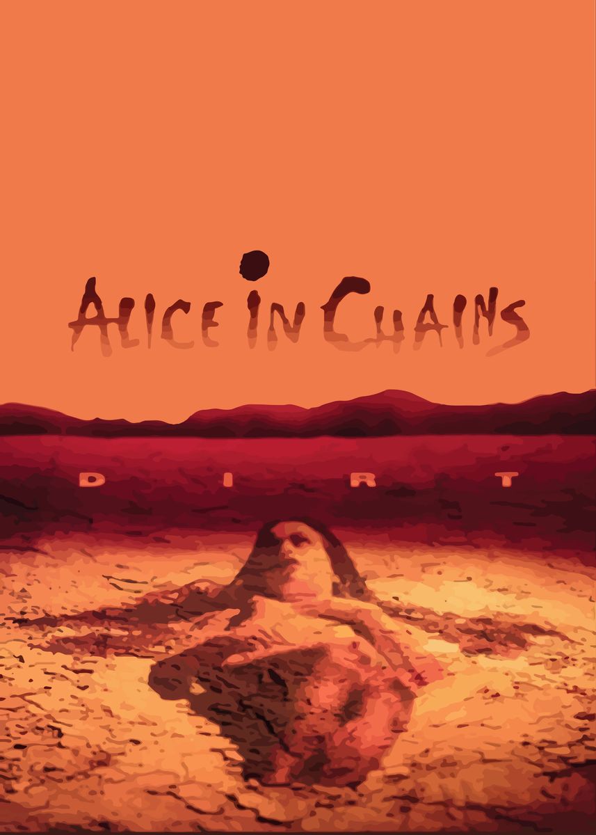 'Alice in Chains - Dirt Album Cover' Poster, picture, metal print ...