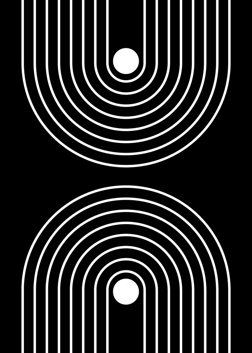 'Abstract Arch Design' Poster, picture, metal print, paint by AndiSart ...