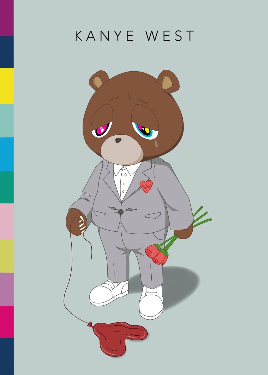 'Hype Bear Art' Poster, picture, metal print, paint by donki kemki ...