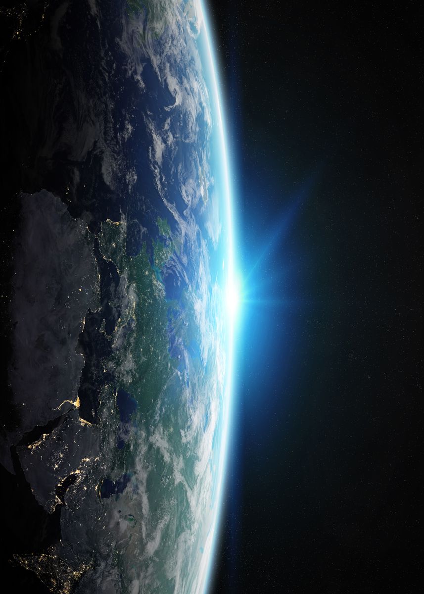 'Edge Of The Earth' Poster, picture, metal print, paint by Nikita ...