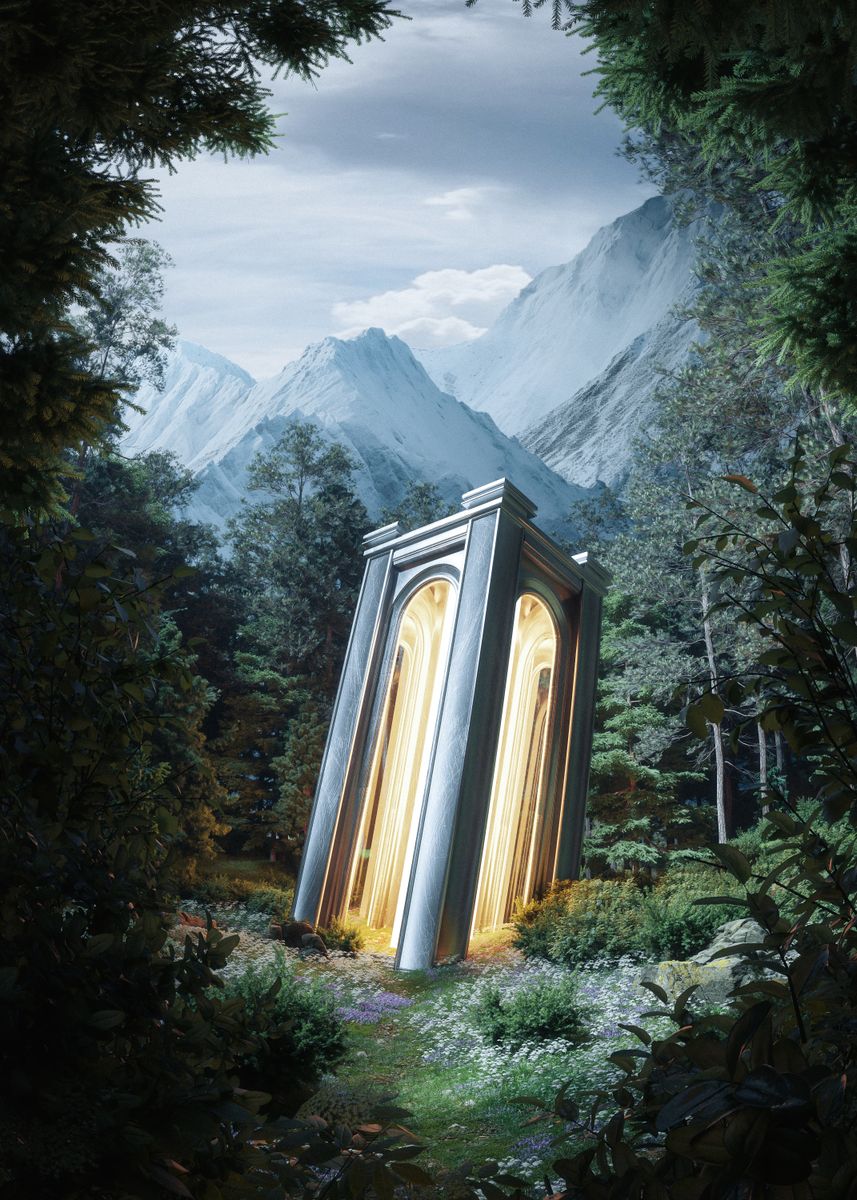 'Oracle' Poster, picture, metal print, paint by Trey Cochran | Displate