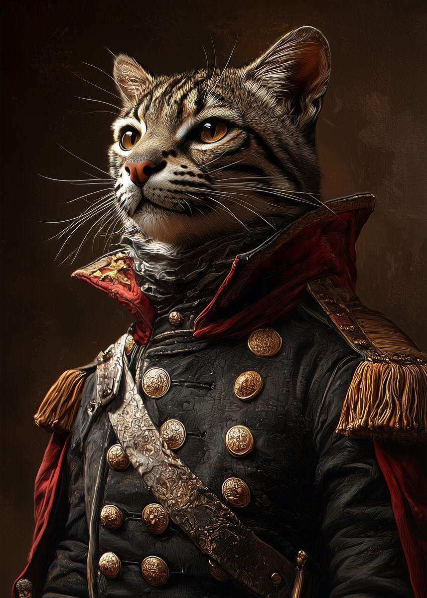 'The Ocelot Commander' Poster, picture, metal print, paint by Notorious ...