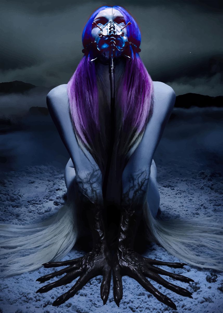 'Horror Movie Poster' Poster, picture, metal print, paint by | Displate