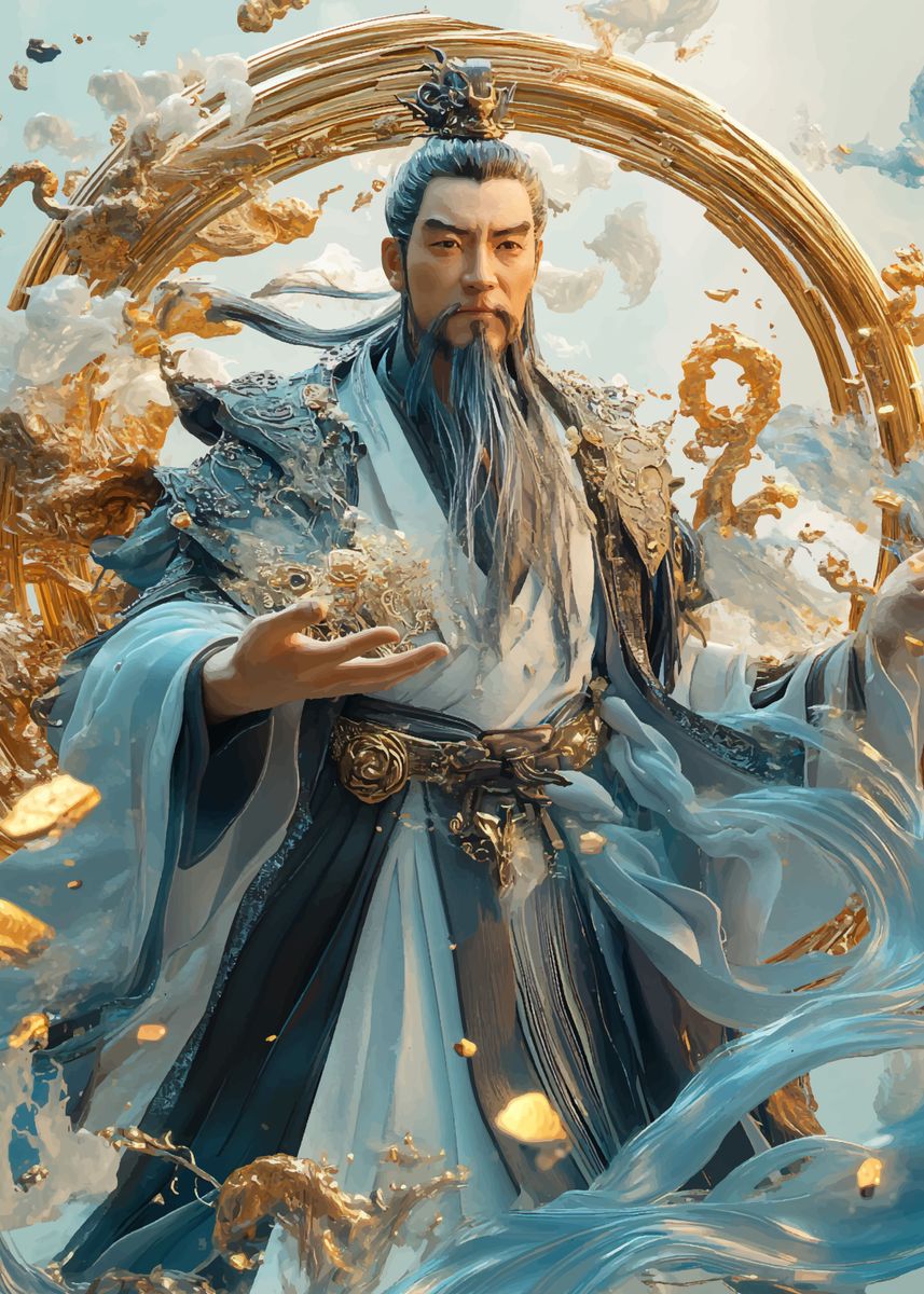 'Three Kingdoms Li Shizhen' Poster, picture, metal print, paint by iki ...