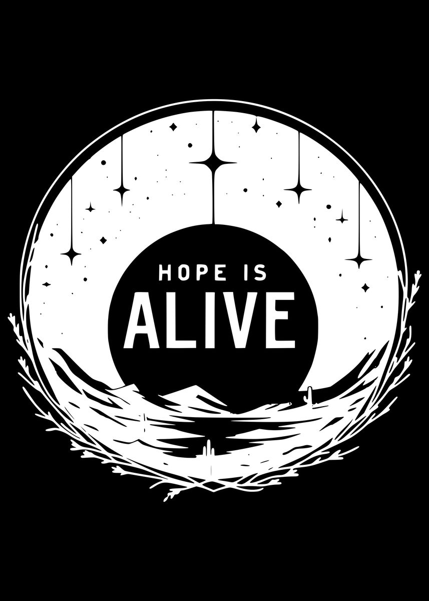 'Hope is Alive' Poster, picture, metal print, paint by Francois ...