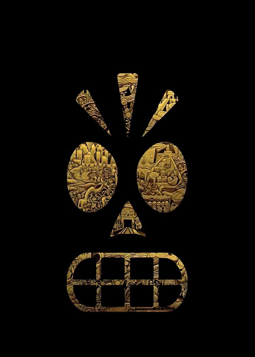 'grim fandango' Poster, picture, metal print, paint by | Displate