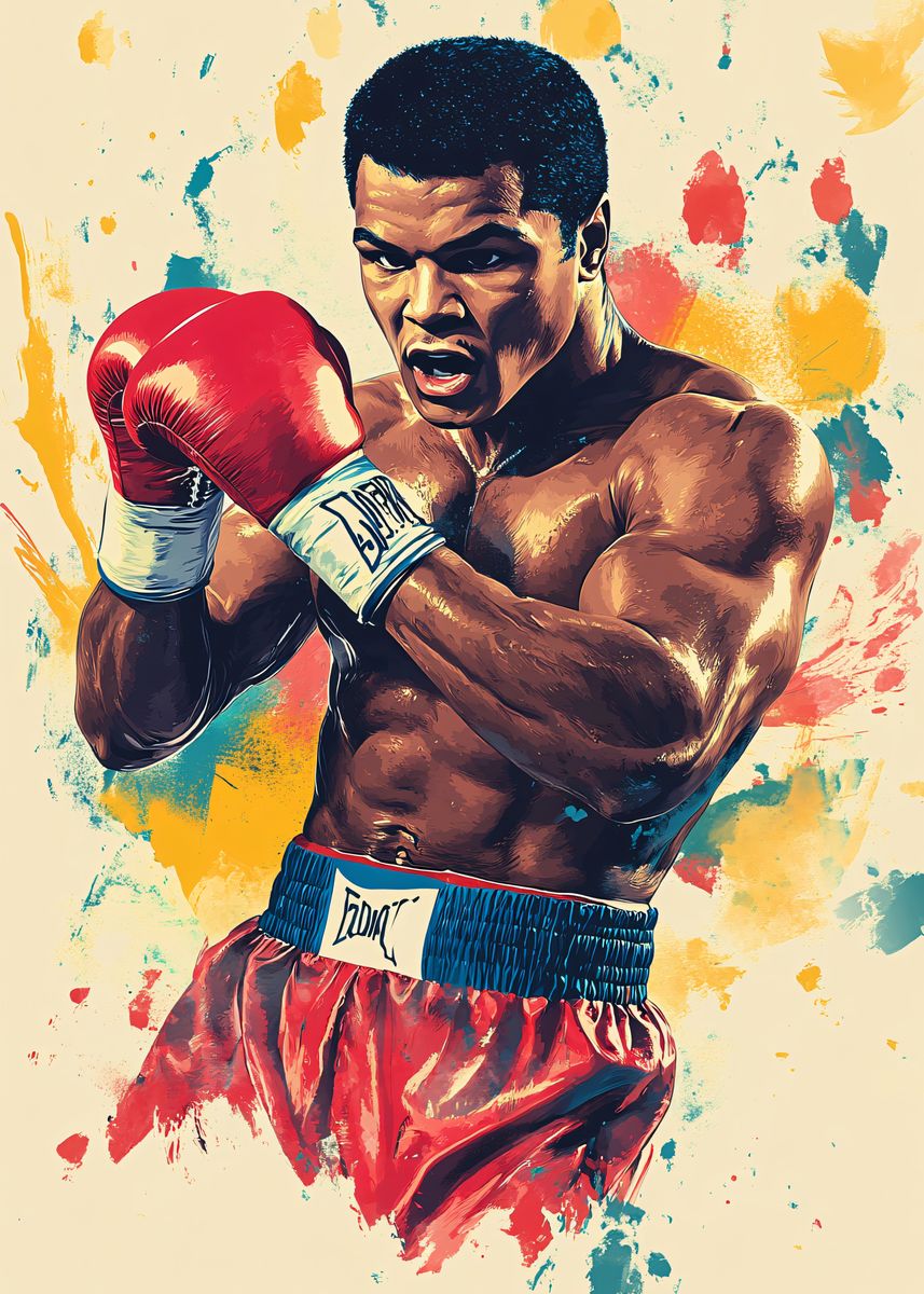 'Muhammad Ali Boxing Art' Poster, picture, metal print, paint by sopo ...