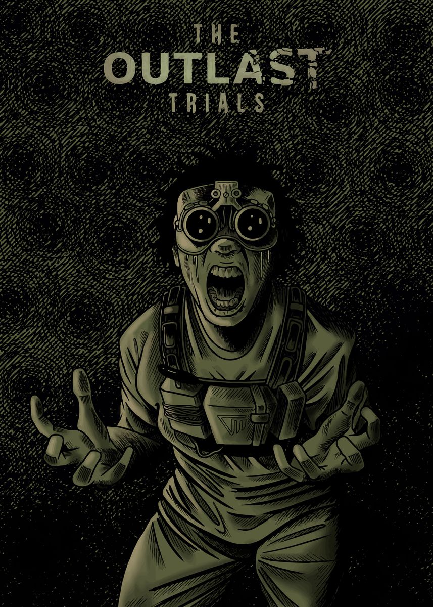 'The Outlast Trials' Poster, picture, metal print, paint by waloopa ...