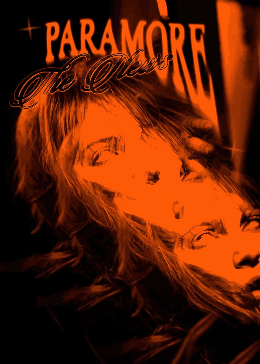 'Paramore The News Album Art' Poster, picture, metal print, paint by ...