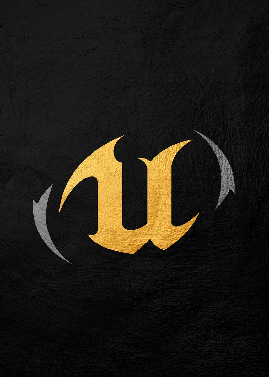 'Unreal Engine Logo' Poster, picture, metal print, paint by Metal ...