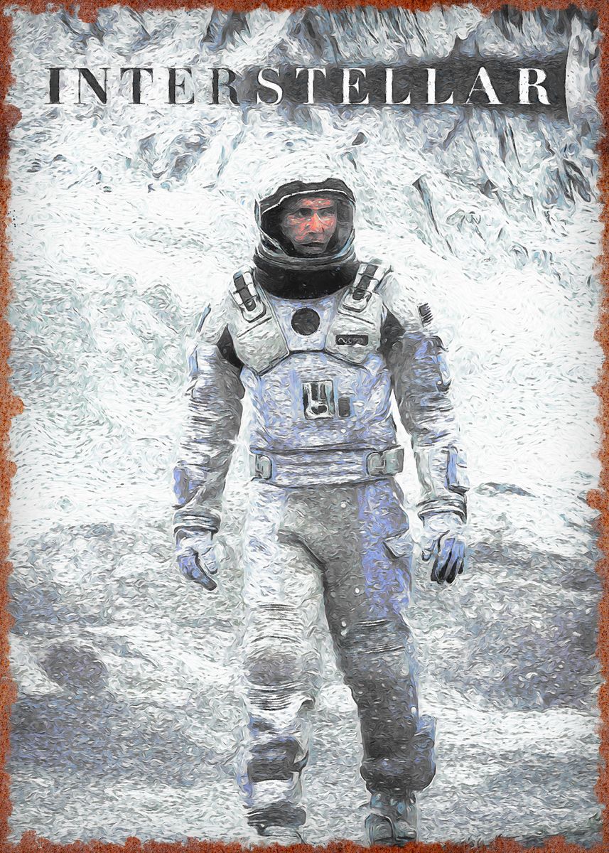 'Interstellar Movie Poster' Poster, picture, metal print, paint by ...