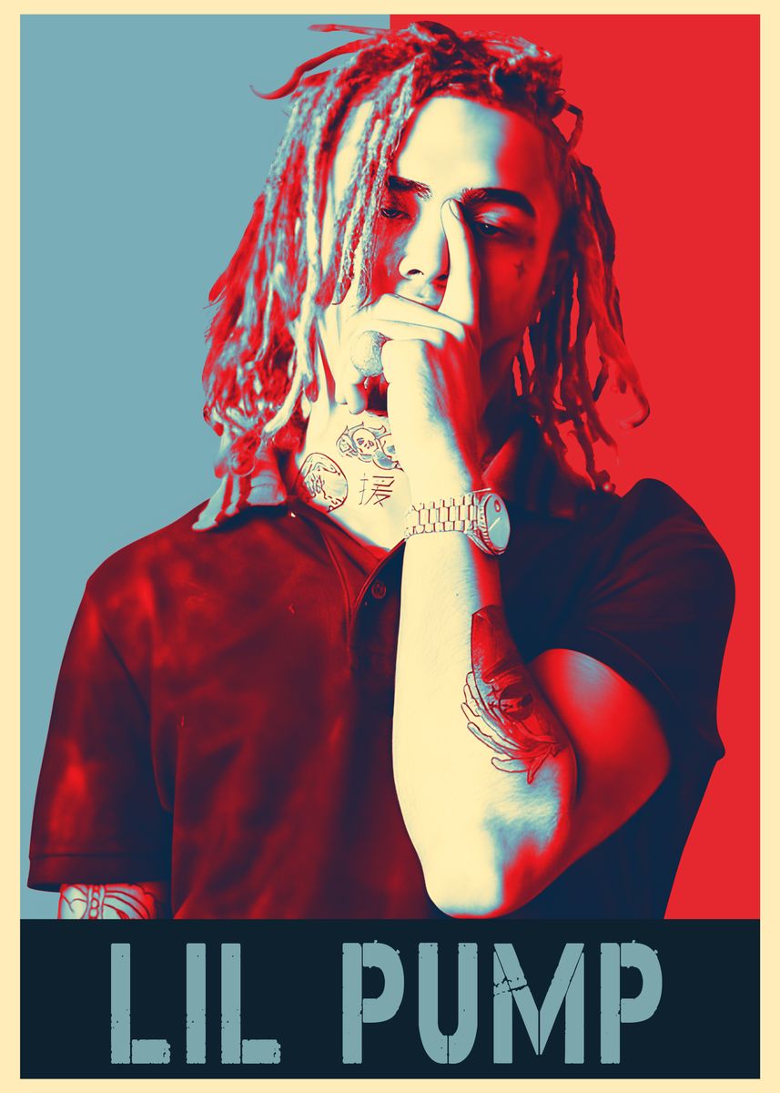 'Lil Pump Poster' Poster, picture, metal print, paint by CLOVE STUDIO ...