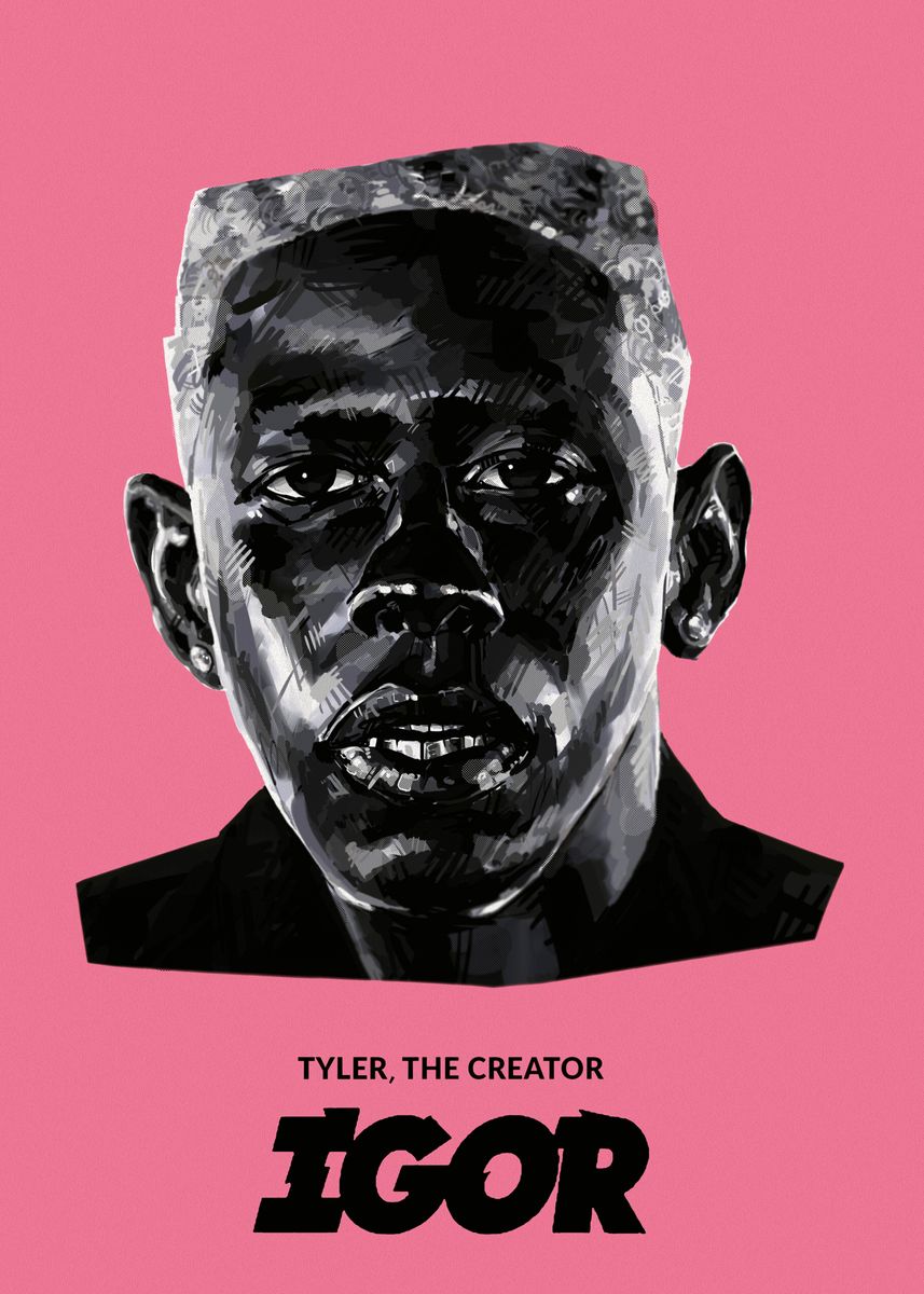 'Tyler, The Creator - Igor' Poster, picture, metal print, paint by Josh ...