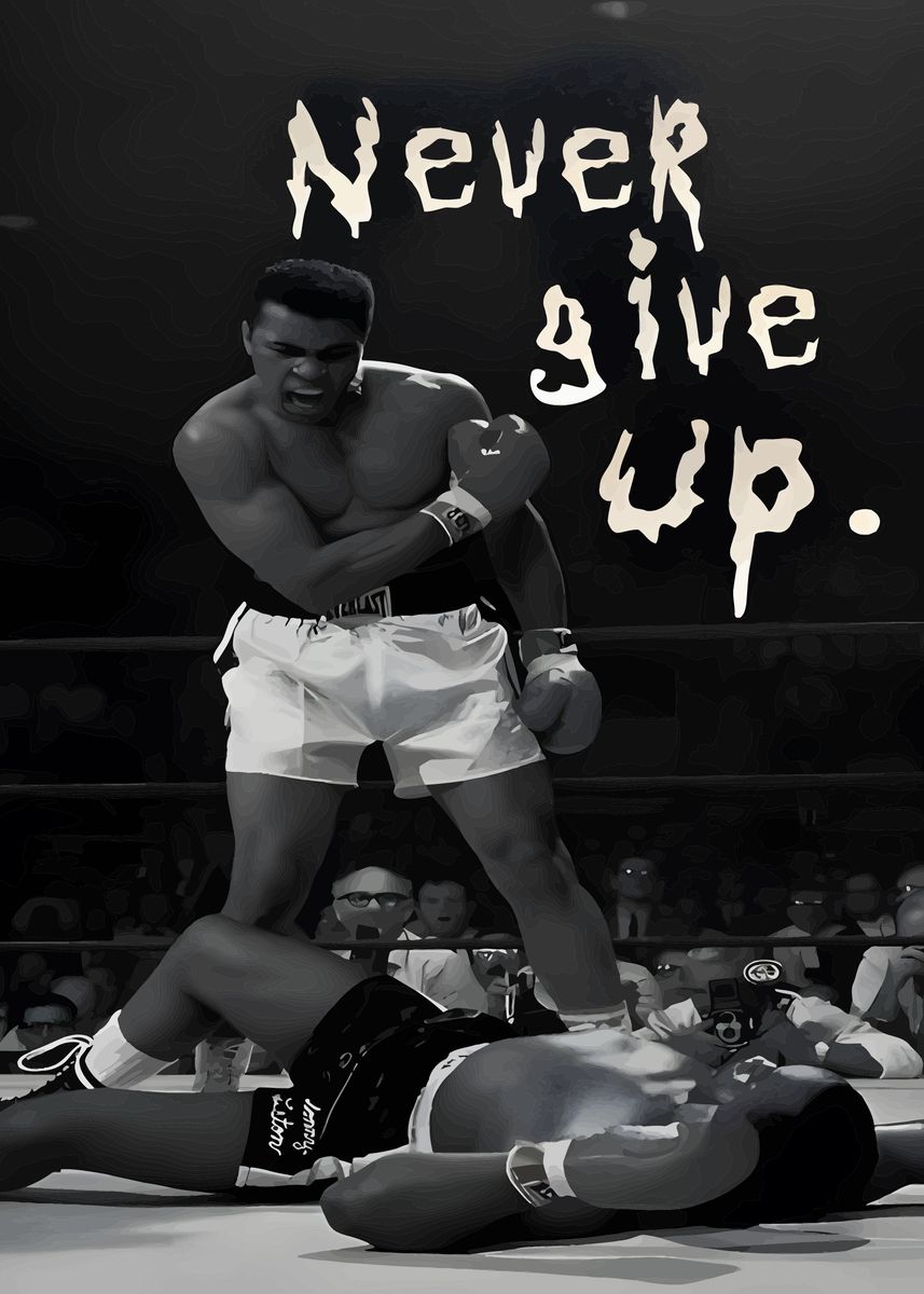 'Muhammad Ali Boxing Poster' Poster, picture, metal print, paint by ...