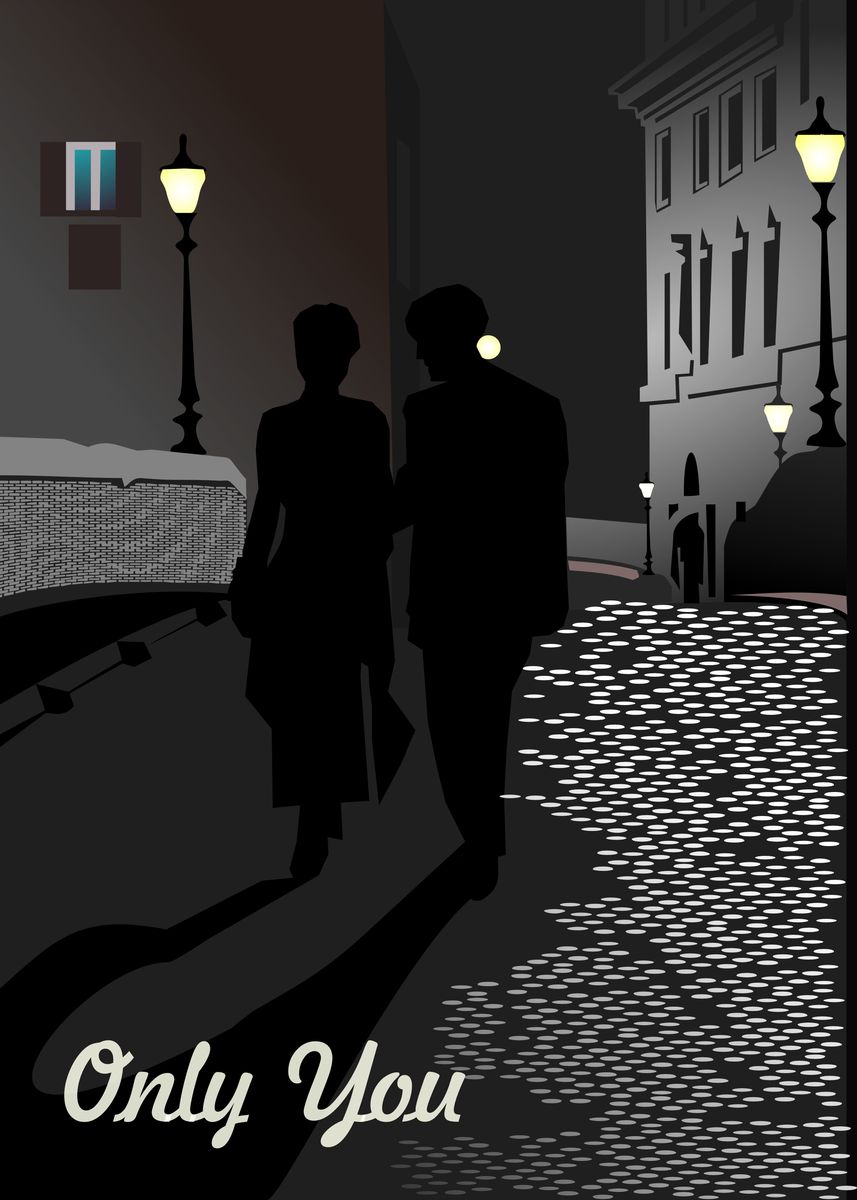 'Only You' Poster, picture, metal print, paint by Eloise Taylor | Displate