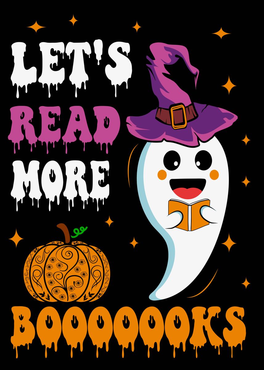 'Halloween Read More Books Reading Halloween classroom ' Poster ...