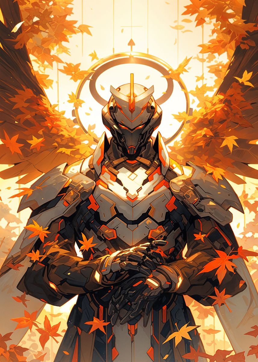 'Cyborg Ninja Paladin' Poster, picture, metal print, paint by SuperNova ...