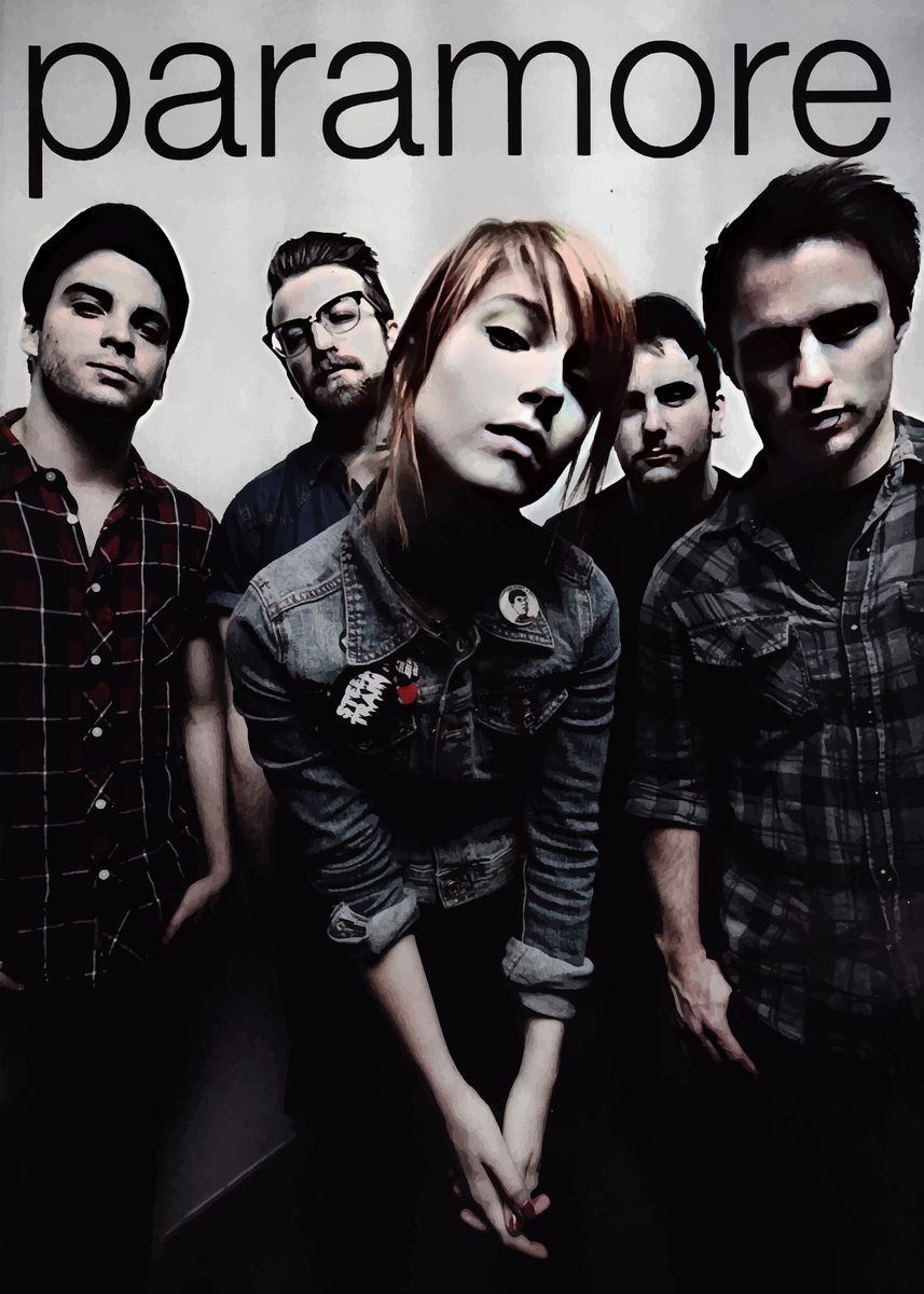 'Paramore Band Photo' Poster, picture, metal print, paint by lisa black ...