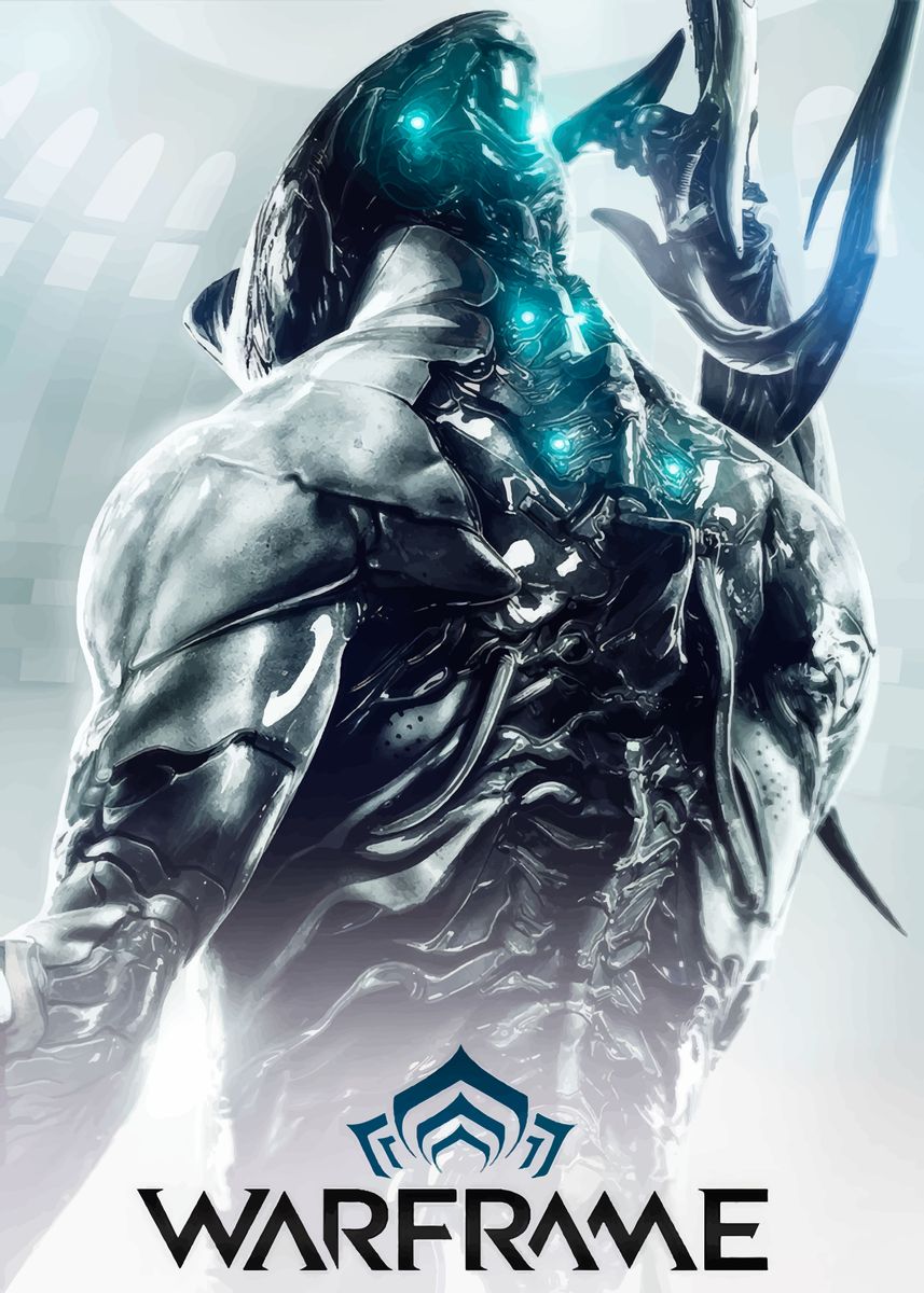 'Warframe Game Poster' Poster, picture, metal print, paint by | Displate