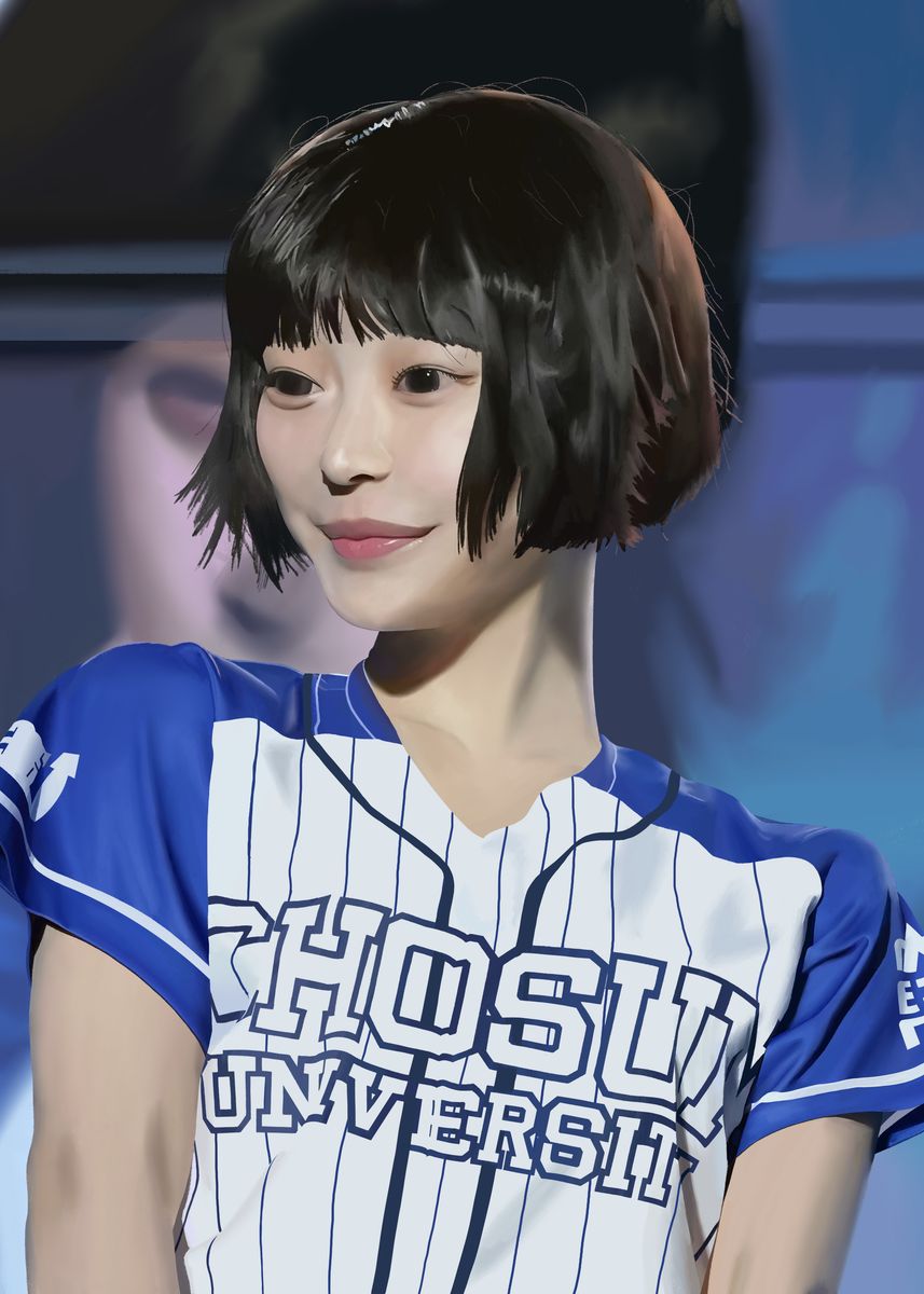 'Korean girl group newjeans Hanni' Poster, picture, metal print, paint ...