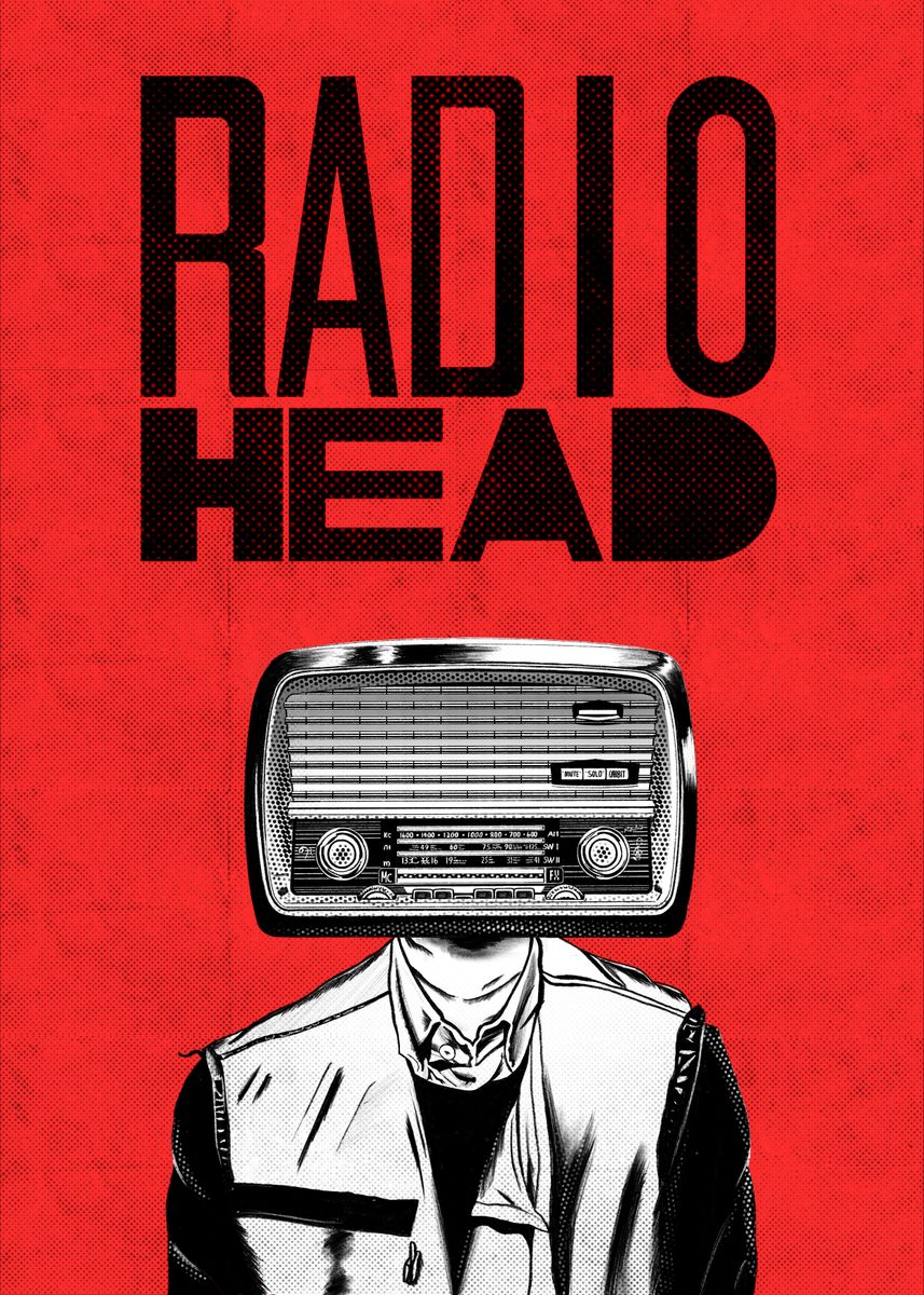 'Radiohead Poster' Poster, picture, metal print, paint by Fxdzfgxd ...