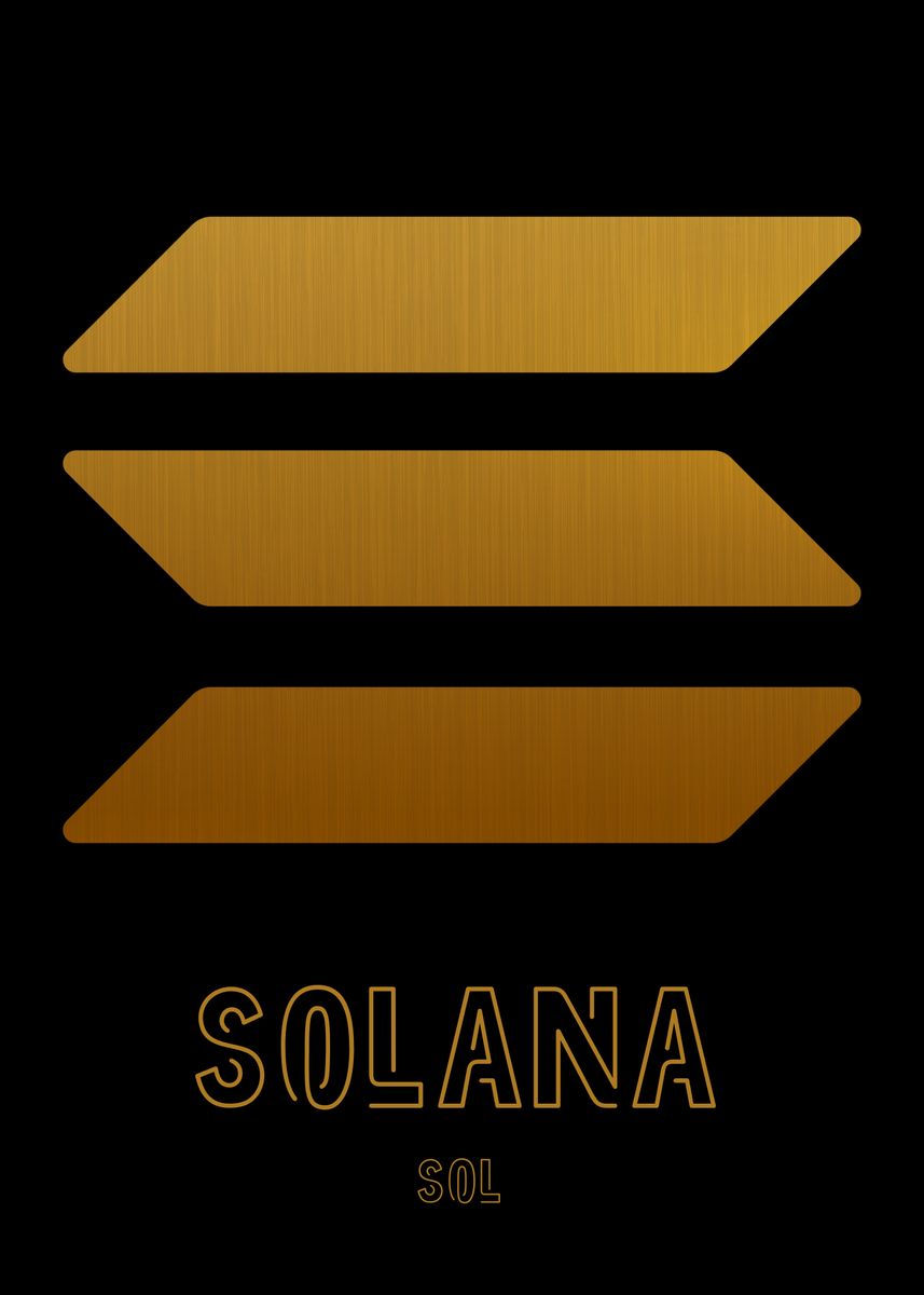 'Solana Logo' Poster, picture, metal print, paint by ZYAD | Displate