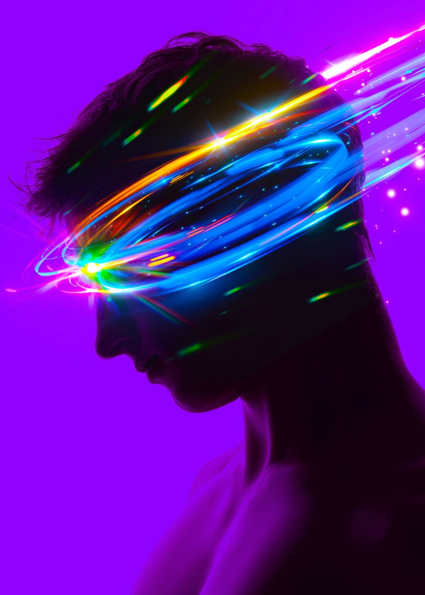 'Adonis' Poster, picture, metal print, paint by Lumi Fantasy | Displate