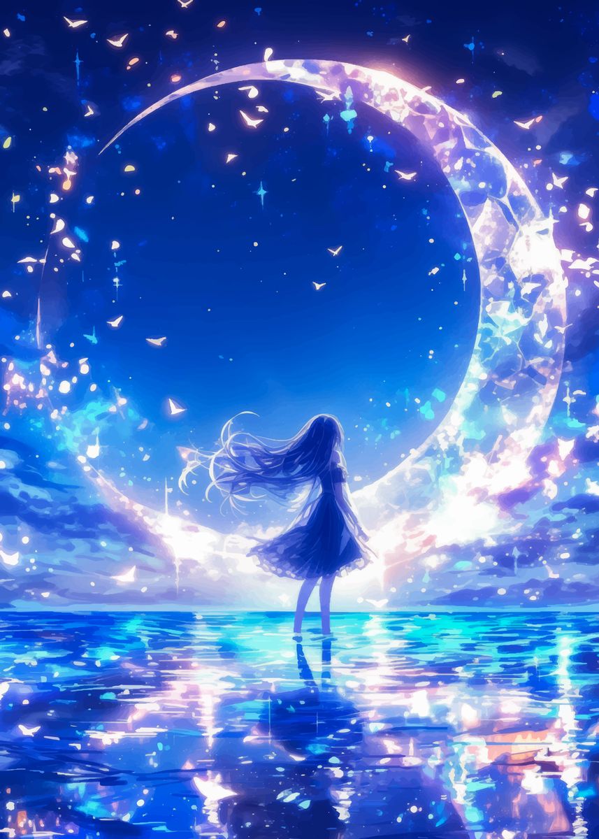 'cute Anime ' Poster, picture, metal print, paint by | Displate