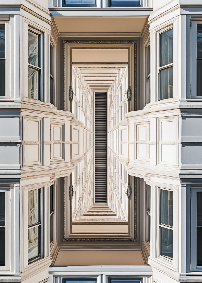 'Infinite Windows' Poster, picture, metal print, paint by Mihai Catalin ...