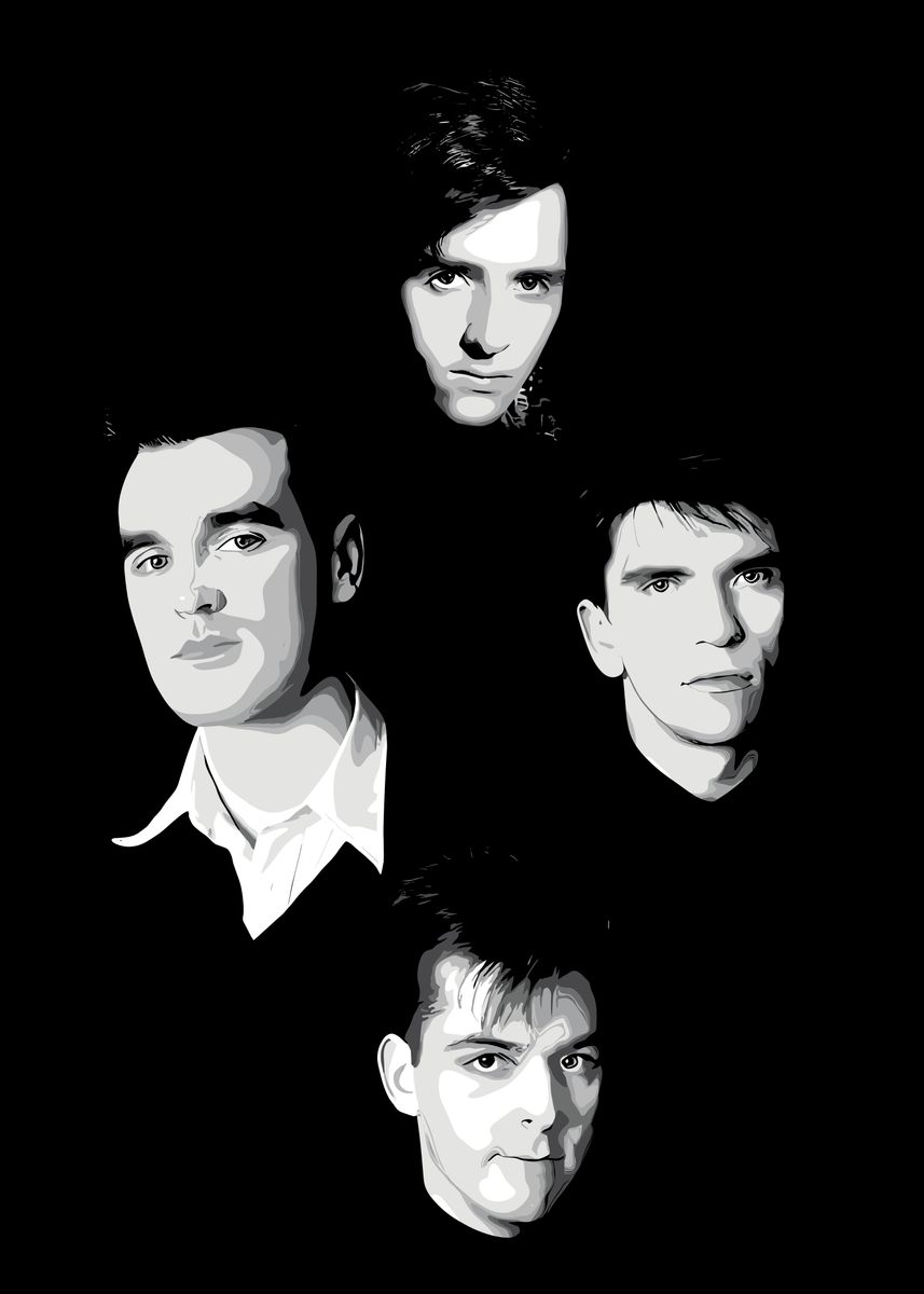 'The Smiths Band ' Poster, picture, metal print, paint by Trend Art ...