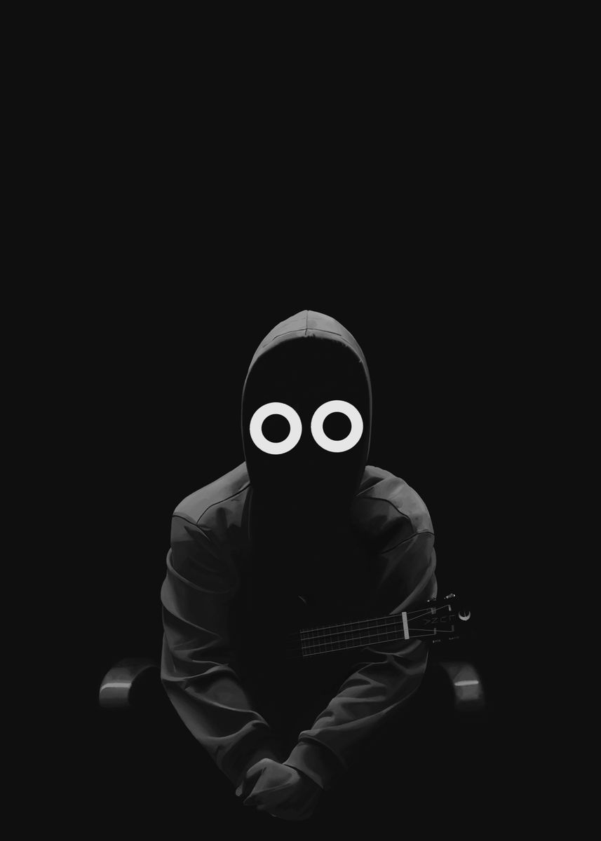 'boywithuke (black and white)' Poster, picture, metal print, paint by ...