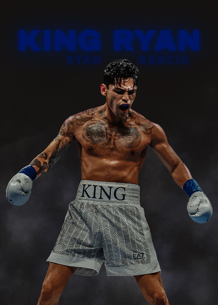 'Ryan Garcia' Poster, picture, metal print, paint by Bunja | Displate