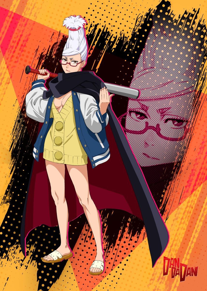 'Seiko Ayase' Poster, picture, metal print, paint by Dandadan | Displate